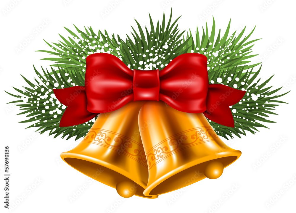 Christmas bells Stock Vector | Adobe Stock