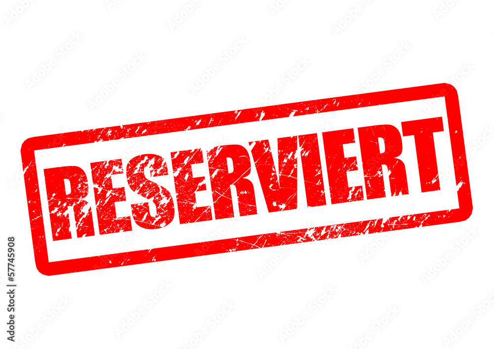 Reserviert! Button, Icon - Stock - GamesAgeddon