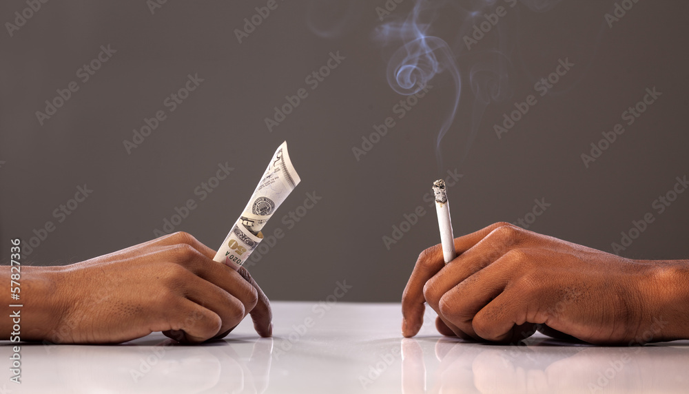 Keep health and save money - quit smoking! Stock Photo | Adobe Stock