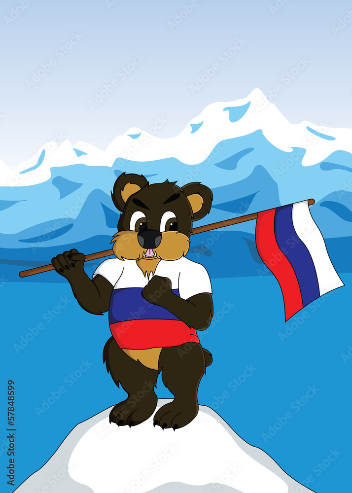 Russian Bear Flag