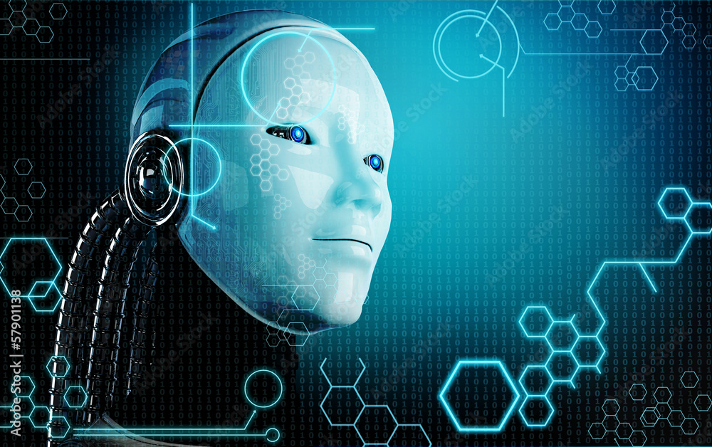 computer robot background Stock Illustration | Adobe Stock