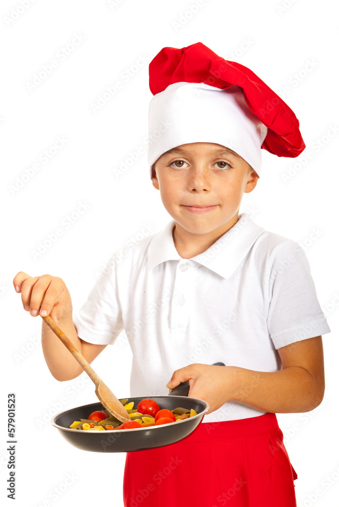 Chef boy Stock Photo | Adobe Stock