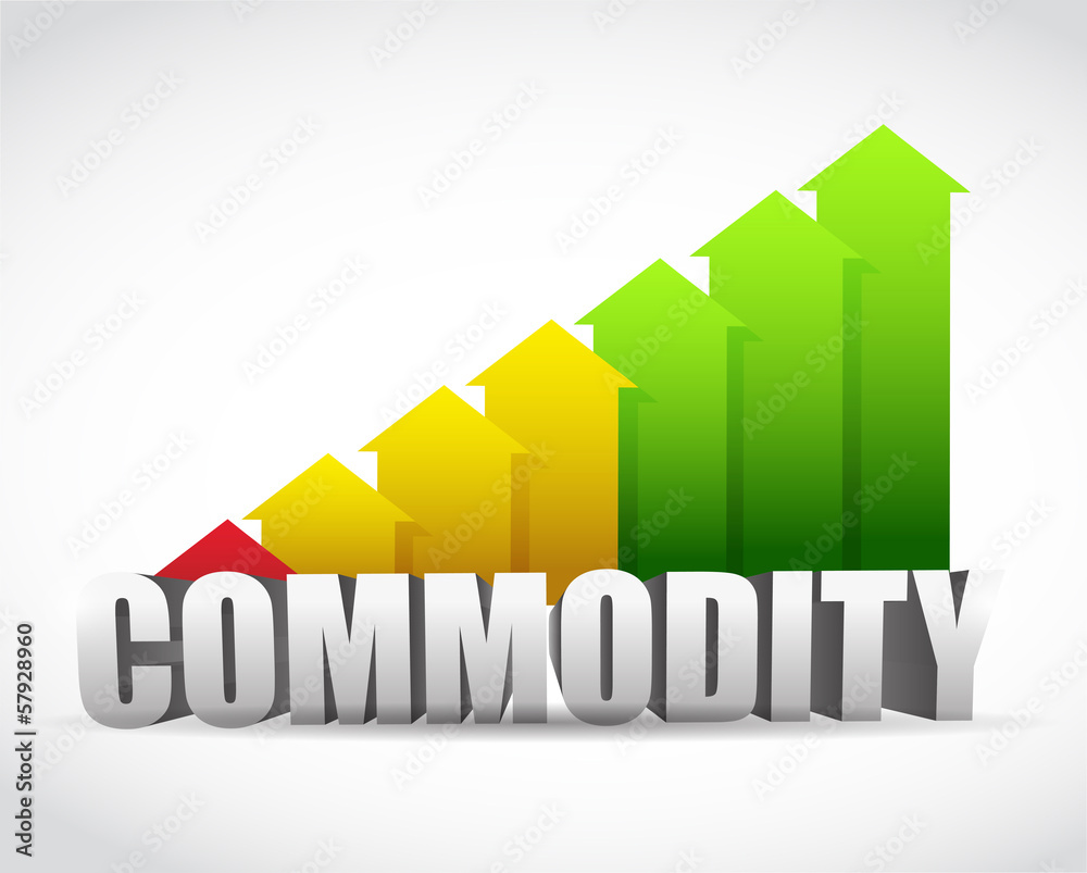 commodity business successful graph illustration Stock Illustration ...