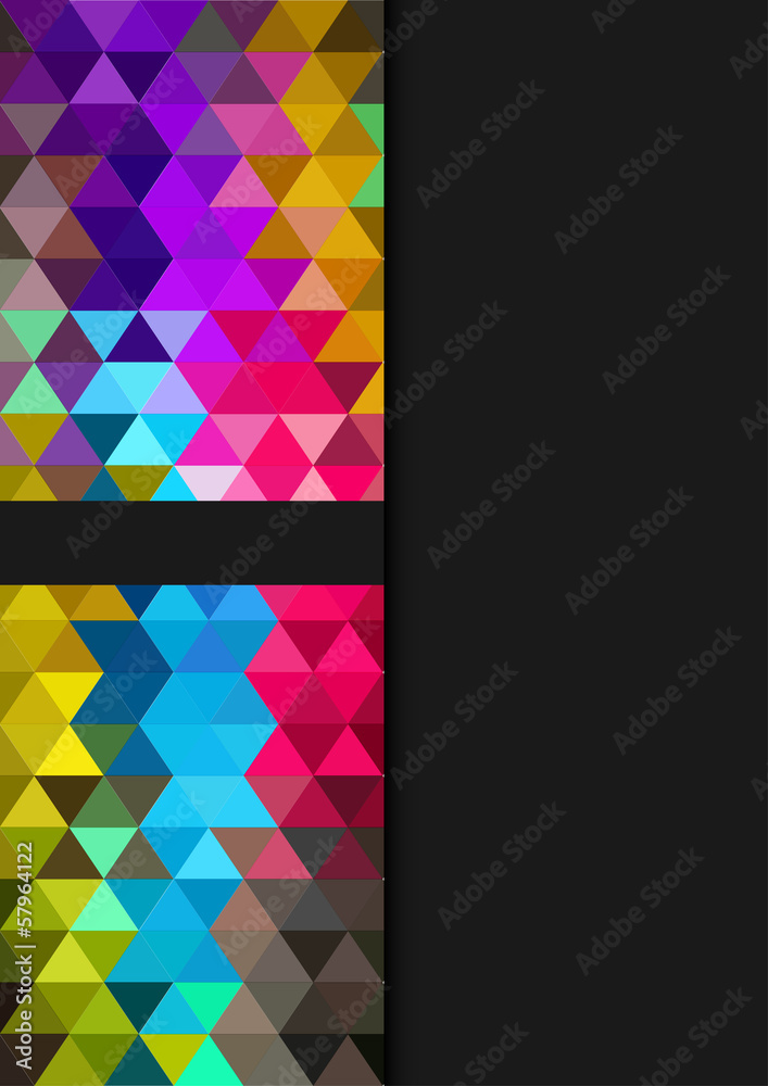 abstract geometric background, cover design (A4 size) Stock Vector ...