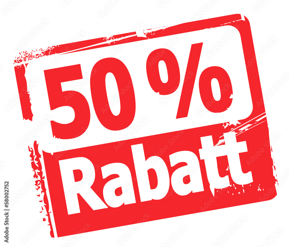 50 Rabatt Stock Vektorgrafik Adobe Stock