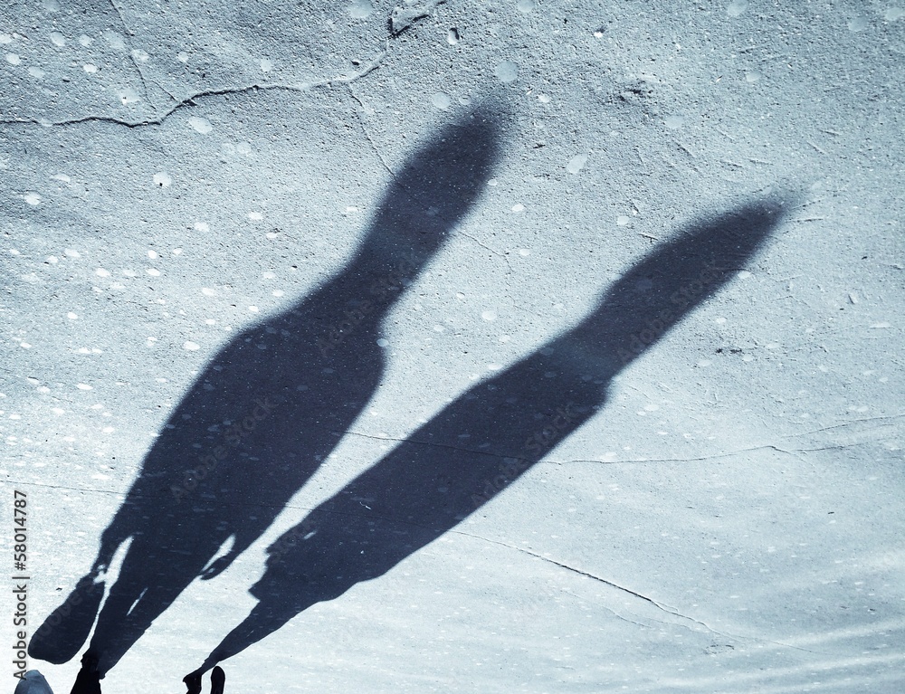 people shadow Stock Photo | Adobe Stock