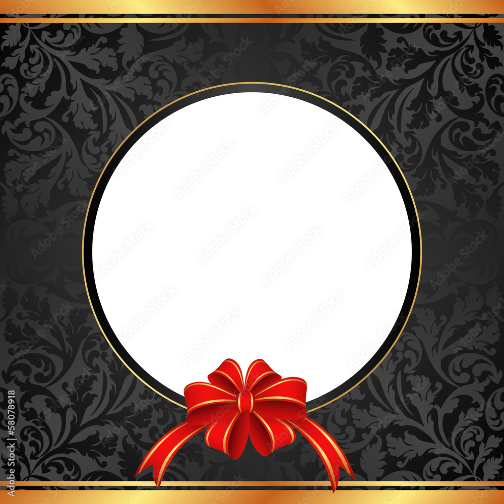 black background with transparent space insert for picture Stock Vector ...