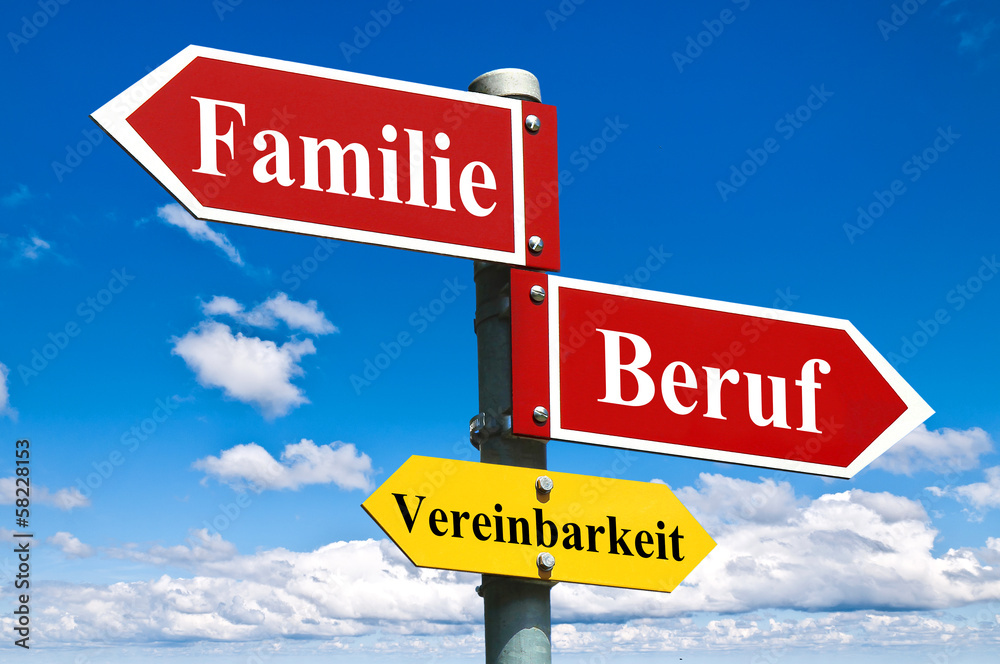 Vereinbarkeit von Familie und Beruf Stock-Foto | Adobe Stock Vereinbarkeit von Familie und Beruf Stock-Foto | Adobe Stock