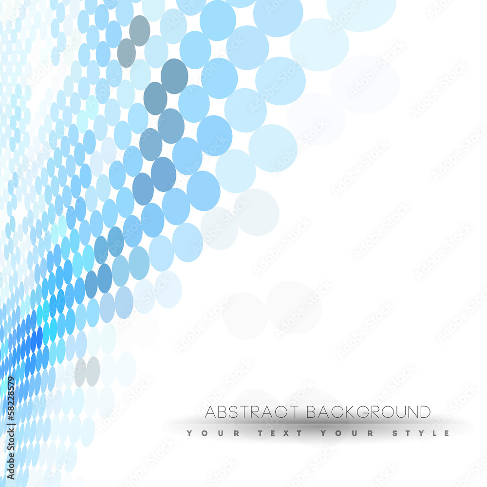 abstract business background with blue dots Stock Vector | Adobe Stock