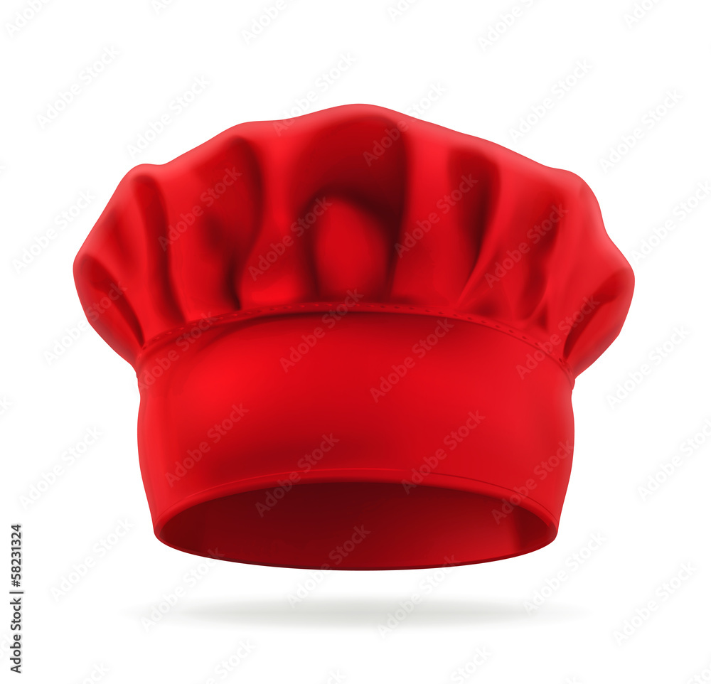 Red chef hat Stock Vector | Adobe Stock