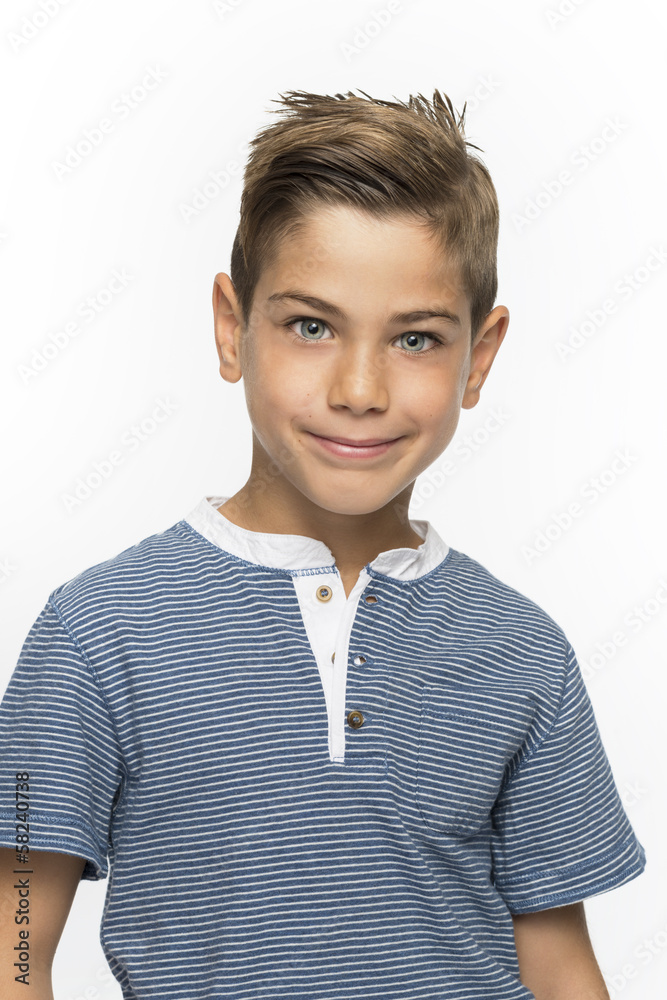 Nice boy with smile Stock-Foto | Adobe Stock