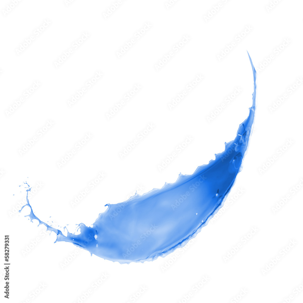 blue paint splash Stock Photo | Adobe Stock