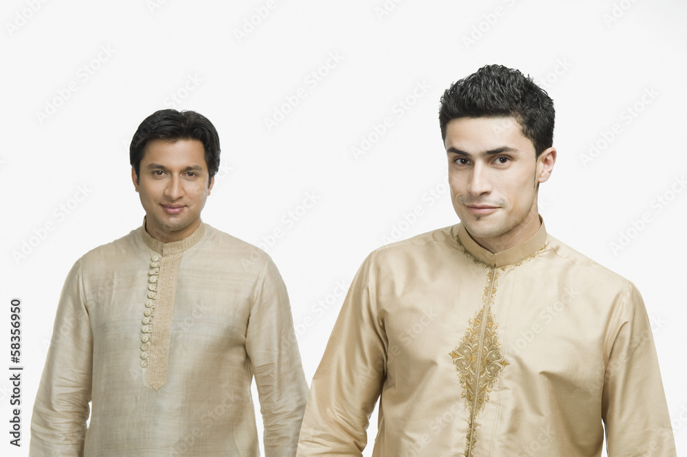 Portrait of two men smiling Stock Photo | Adobe Stock