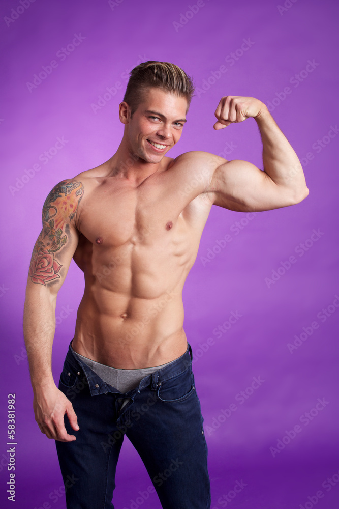 body building Stock Photo | Adobe Stock