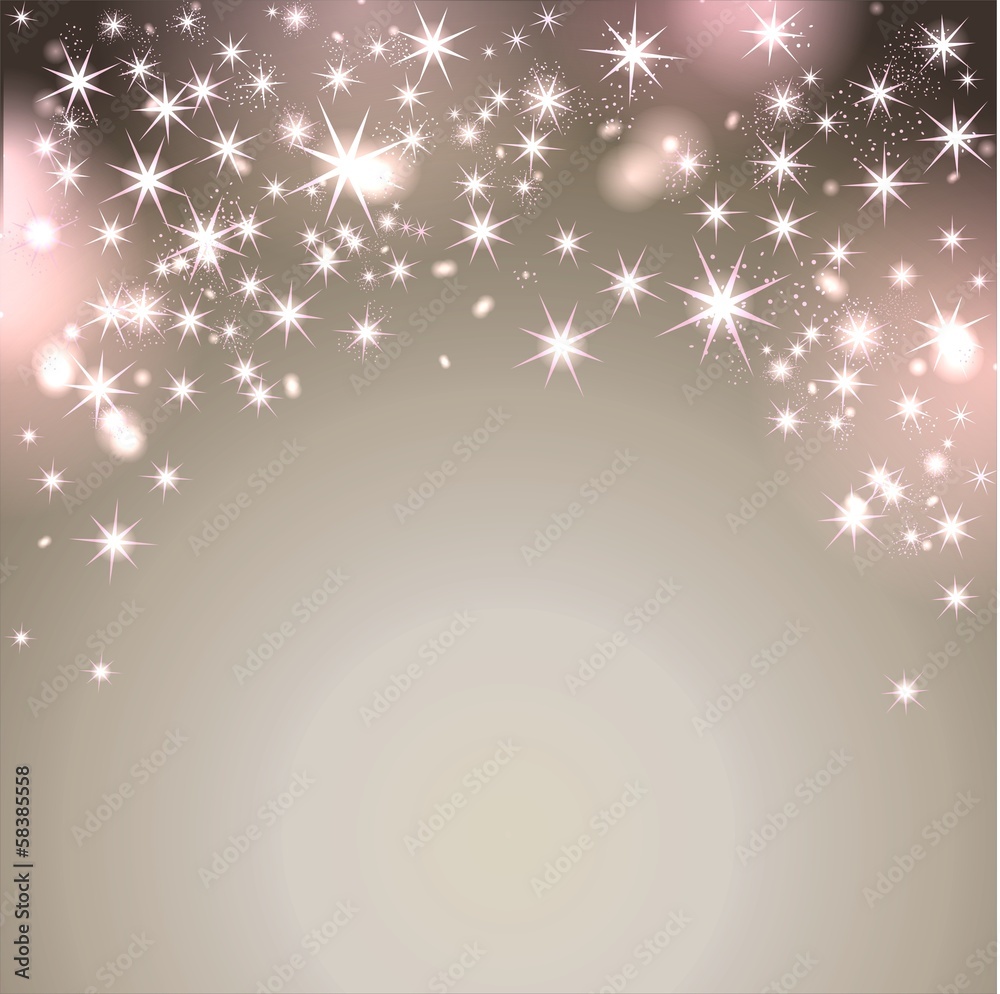 funkelnder Hintergrund mit Sternen Stock-Vektorgrafik | Adobe Stock