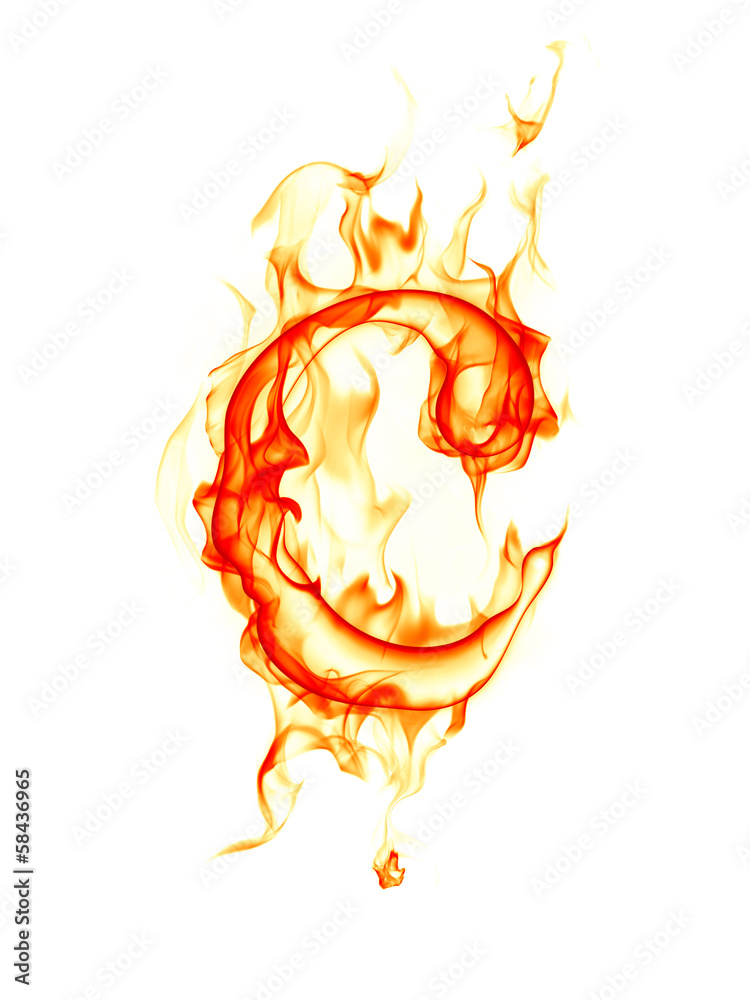 Fire letter Stock Illustration | Adobe Stock