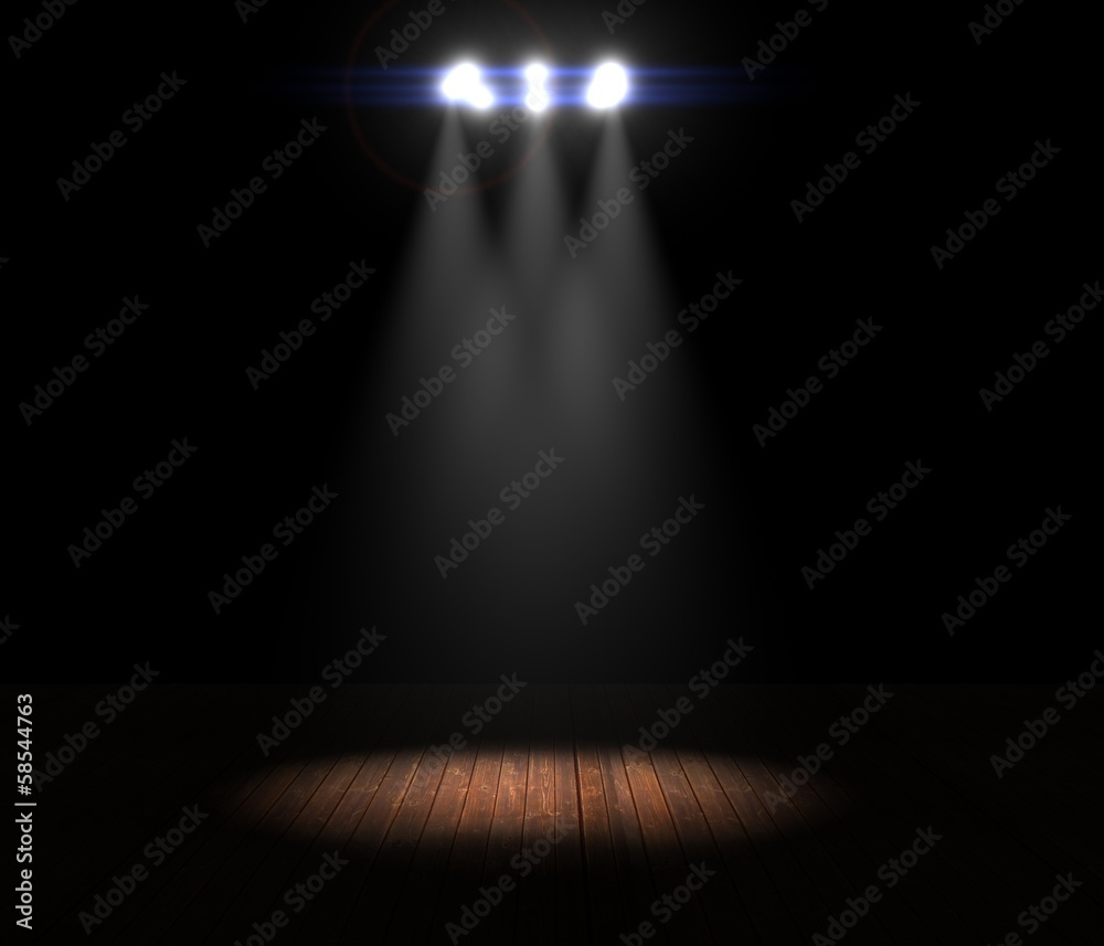 Stage Lights Shining