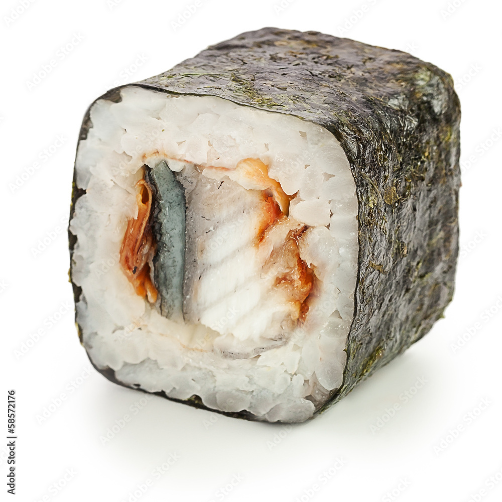 Unagi maki Japanese roll Stock Photo | Adobe Stock