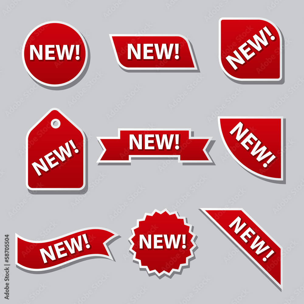 new flat banners Stock Vector | Adobe Stock