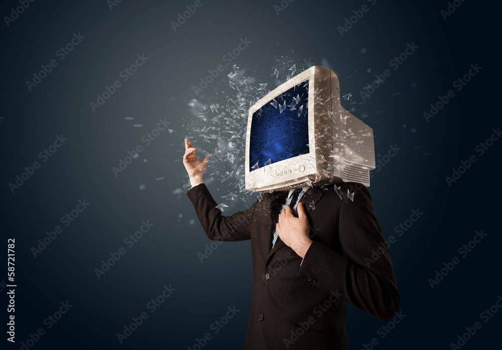 Computer Monitor Head