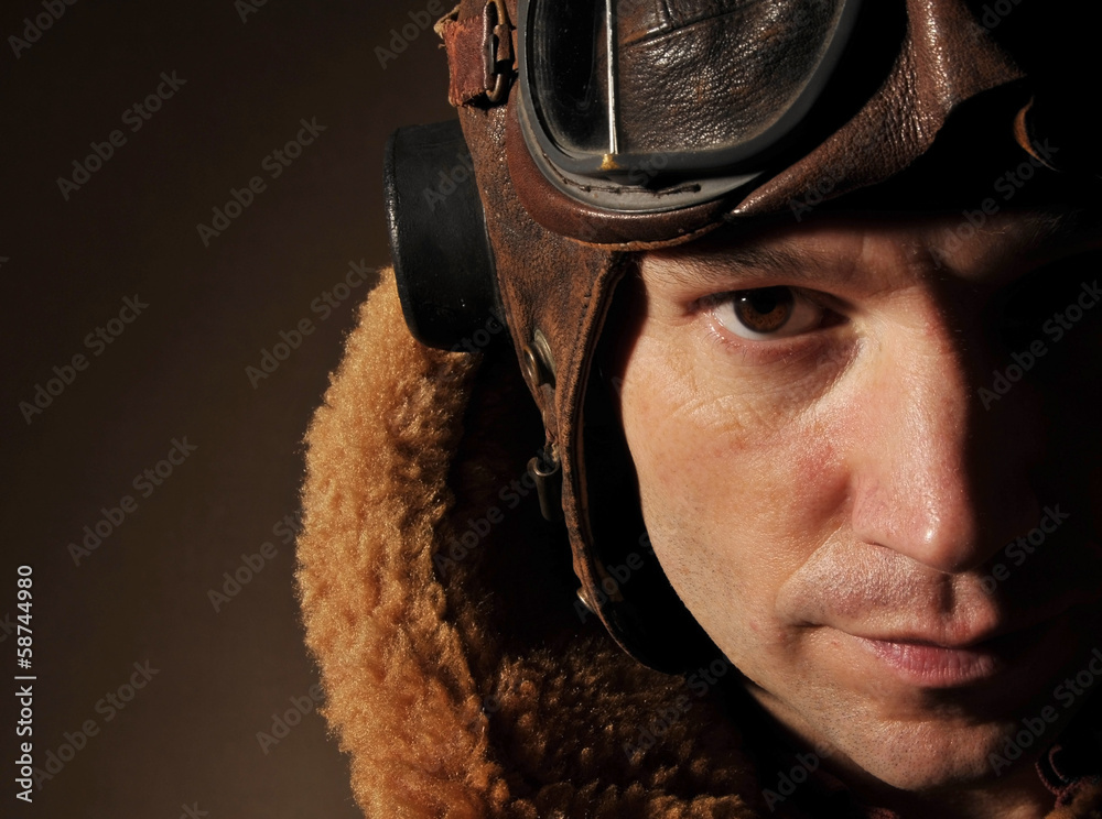 WW2 RAF Pilot Stock Photo | Adobe Stock