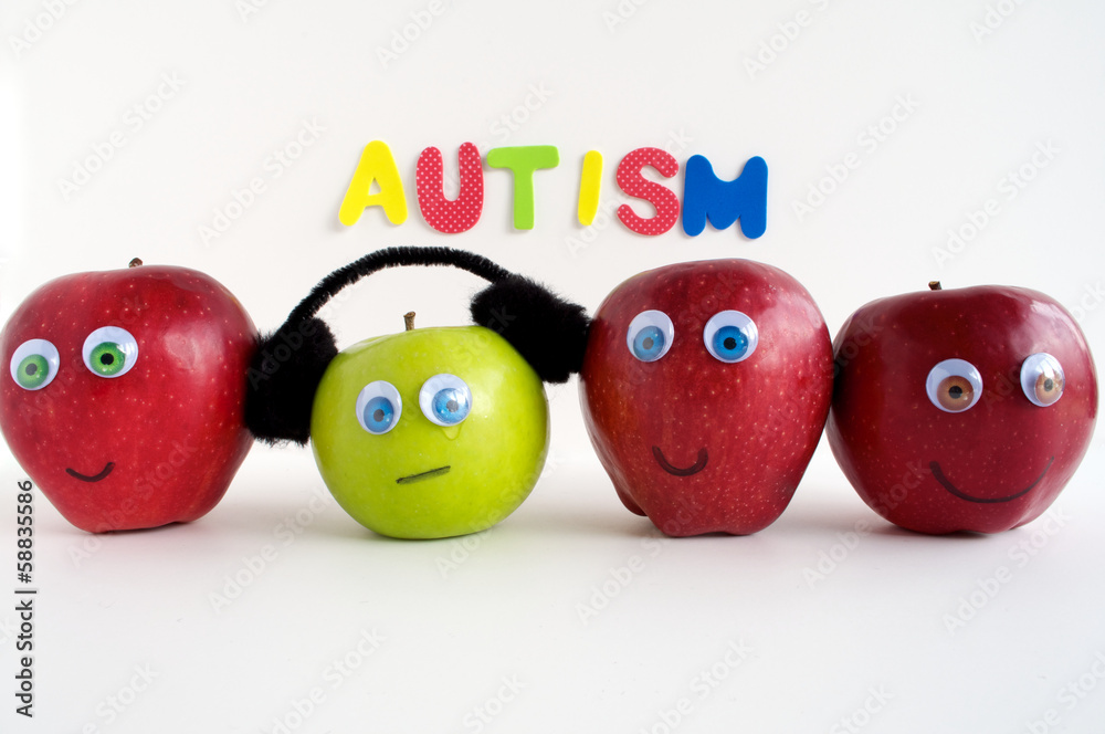 Autism Apple Series Stock Photo | Adobe Stock