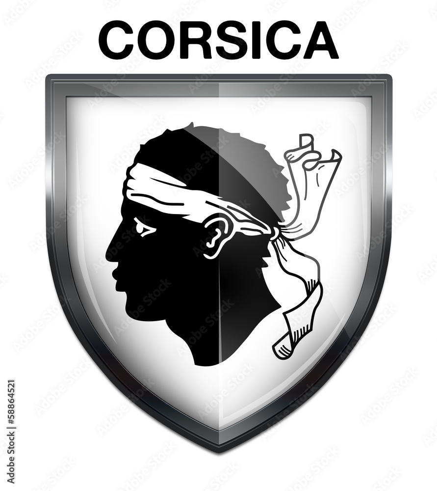 Blason Corsica Region Stock-Illustration | Adobe Stock