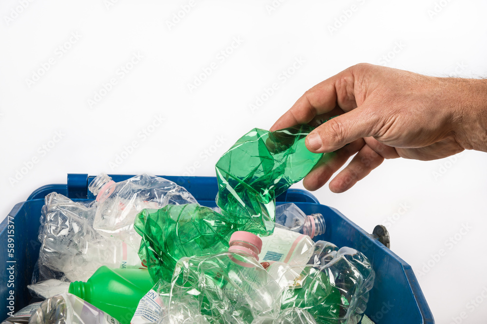 Raccolta differenziata plastica Stock Photo | Adobe Stock