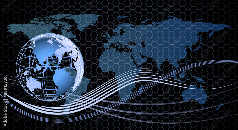 Blue abstract background Stock Vector | Adobe Stock