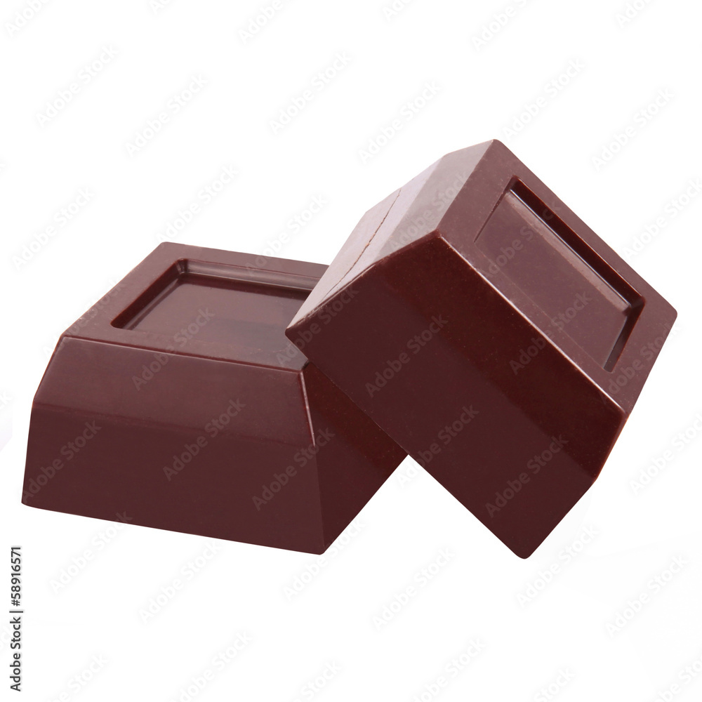 cioccolato a cubetti Stock Photo | Adobe Stock