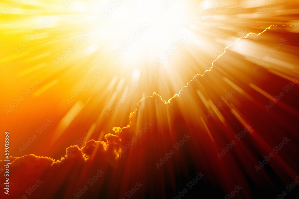 Red sky Stock Illustration | Adobe Stock