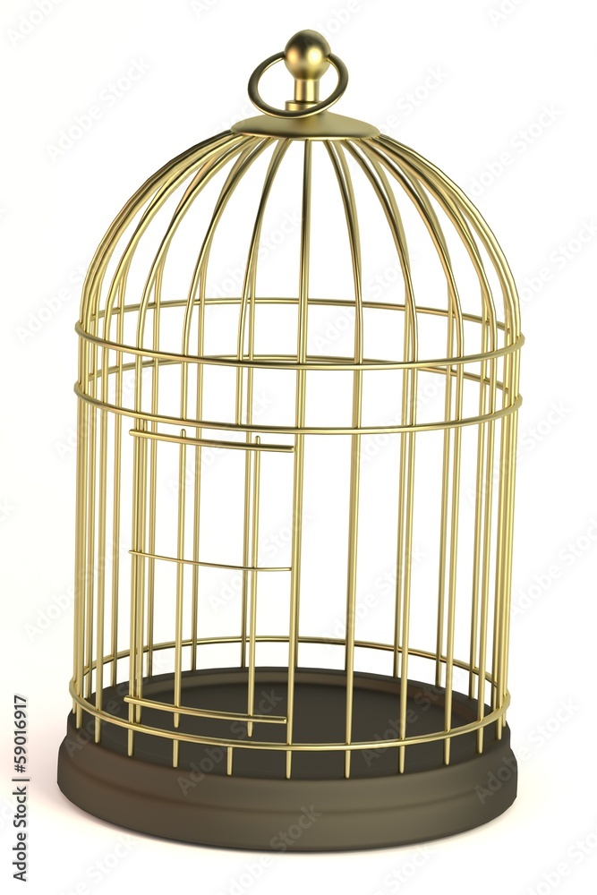 realistic 3d render of bird cage Stock Photo | Adobe Stock
