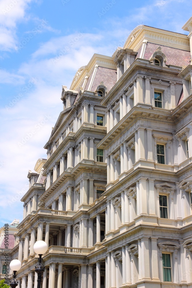 Washington DC - Eisenhower Executive Office Building Stock Photo ...
