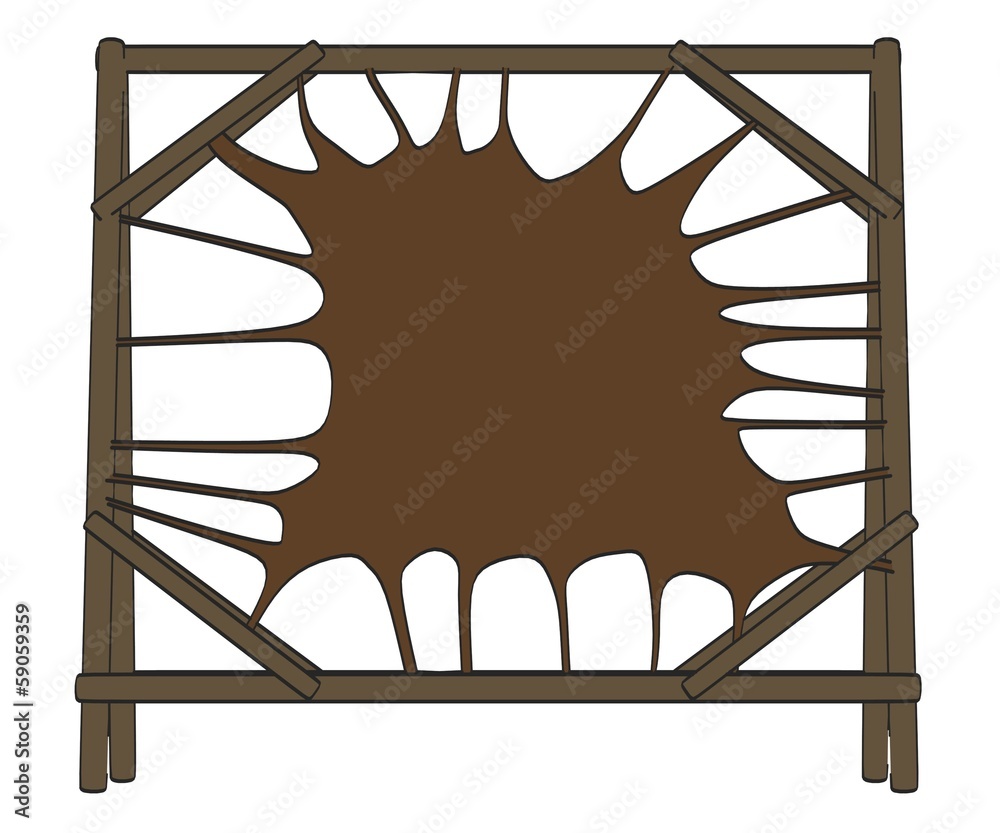 cartoon image of bear skin Stock Illustration | Adobe Stock