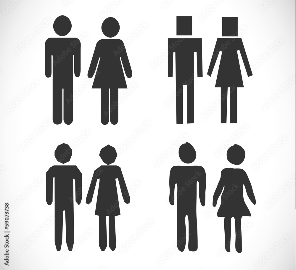 pictograms people Man Icon Sign Symbol Pictogram Stock Vector | Adobe Stock