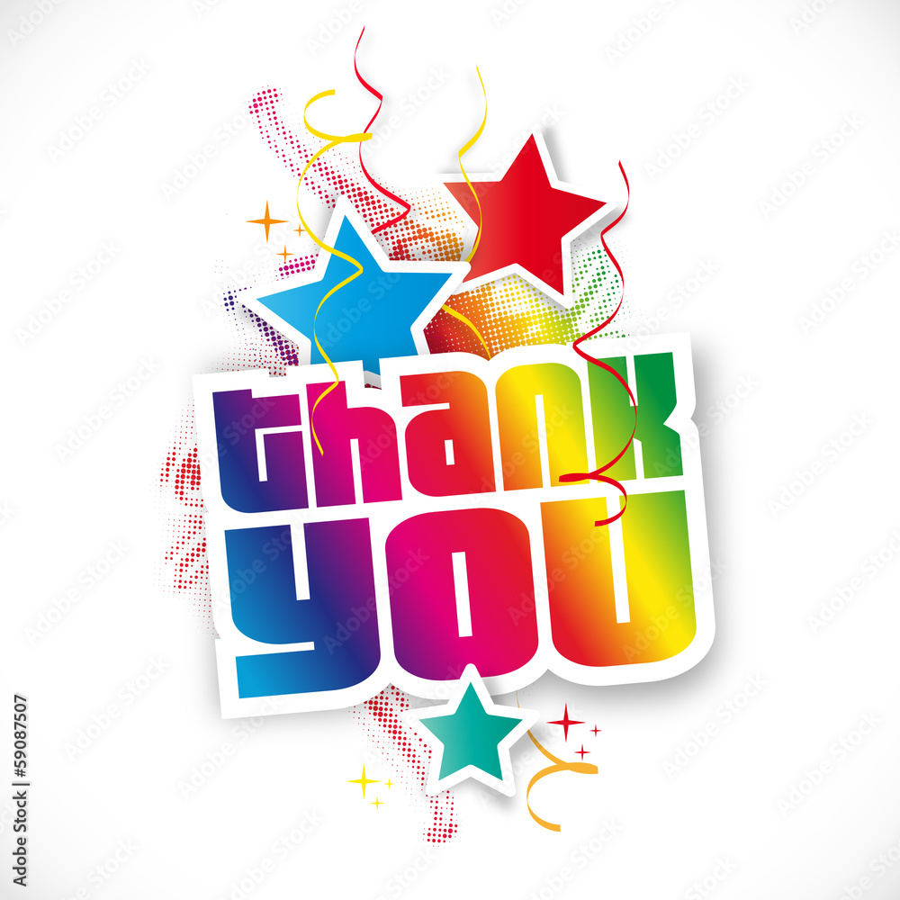 Thank you Stock Vector | Adobe Stock