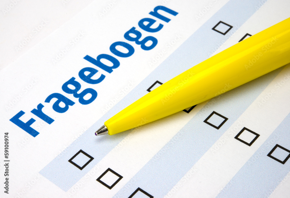 Fragebogen Stock-Foto | Adobe Stock