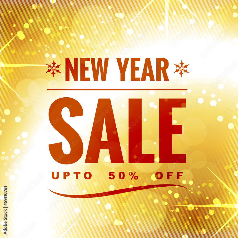 new year sale design Stock Vector | Adobe Stock