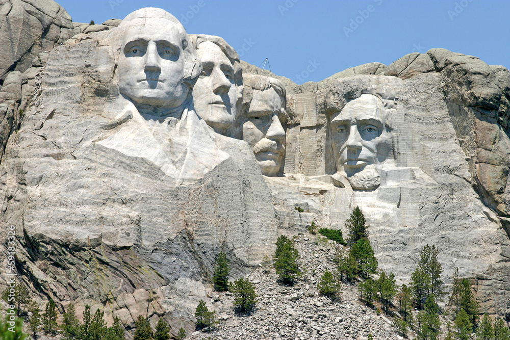 Mount Rushmore National Memorial Sculpture Stock Photo | Adobe Stock