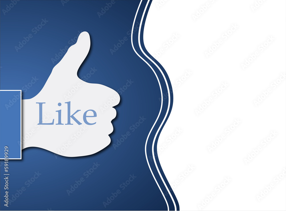 Like Stock-Vektorgrafik | Adobe Stock