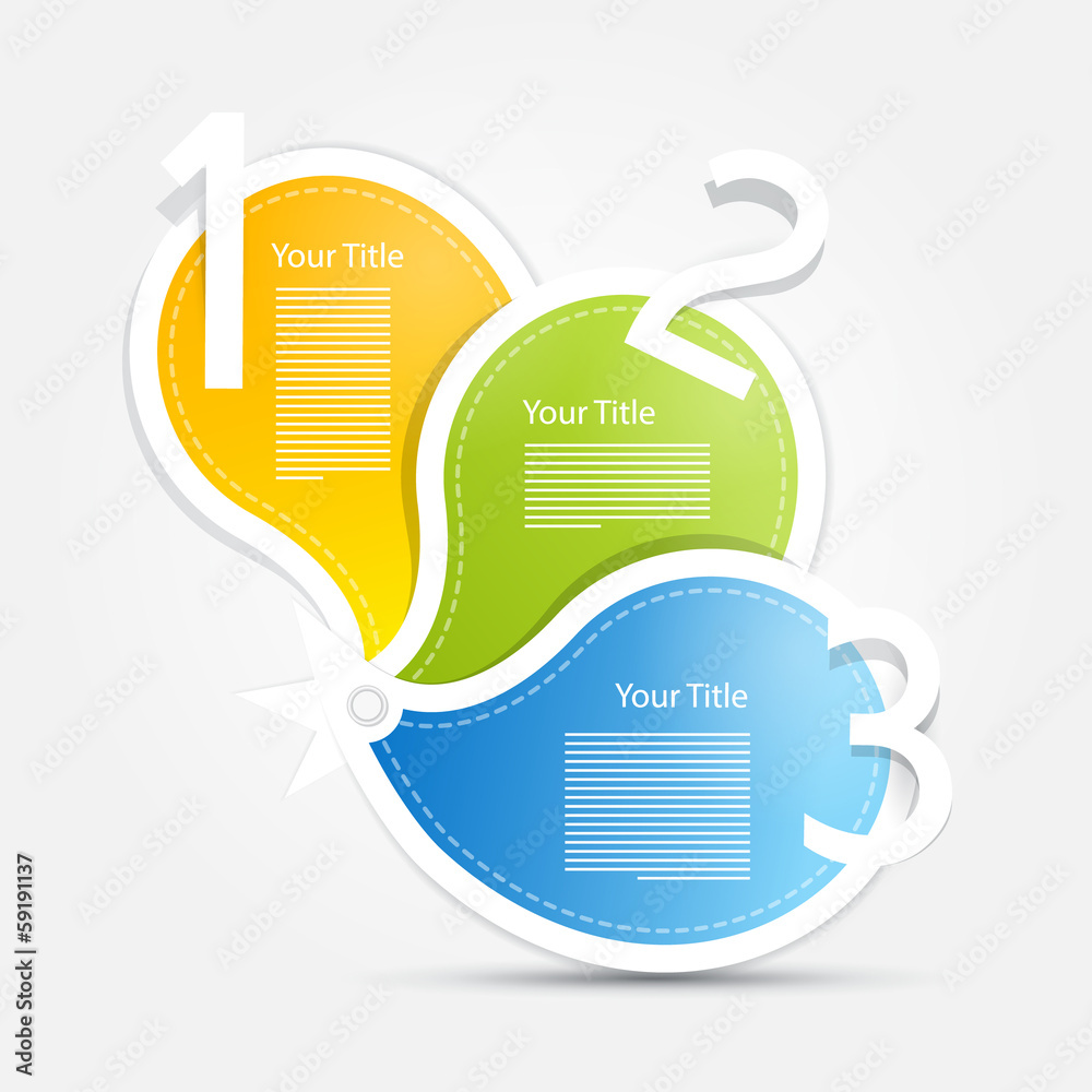 Vector Progress Steps for Tutorial, Infographics Stock Vector | Adobe Stock