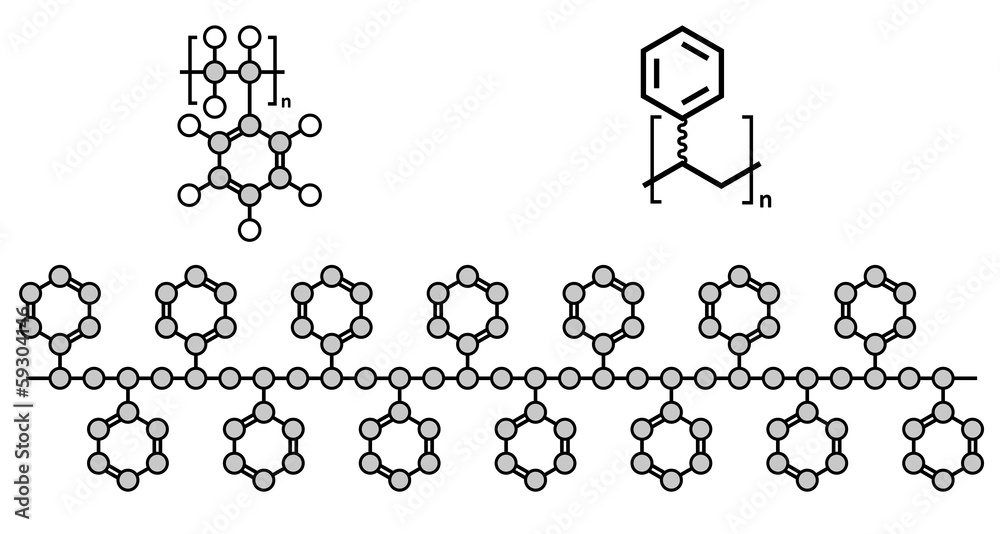 Polystyrene Molecule