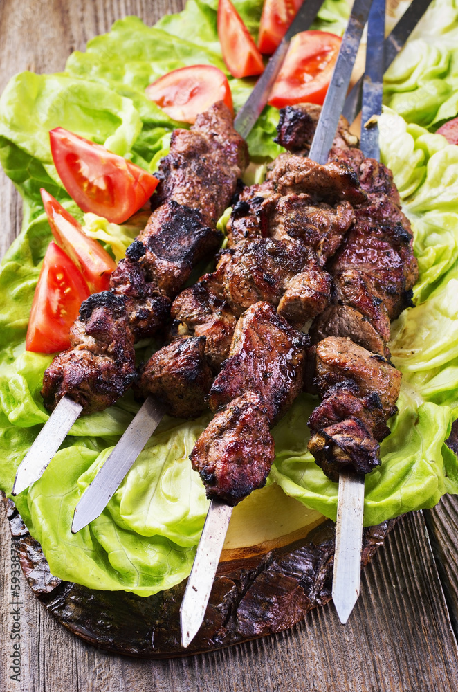 lamb shashlik Stock-Foto | Adobe Stock