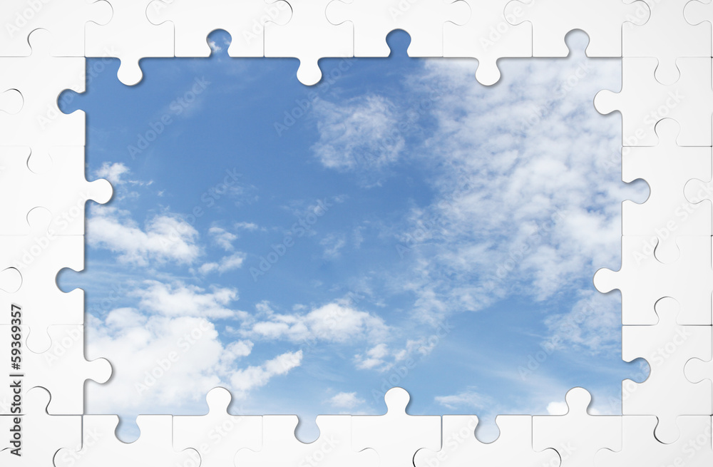 window puzzle Stock Photo | Adobe Stock