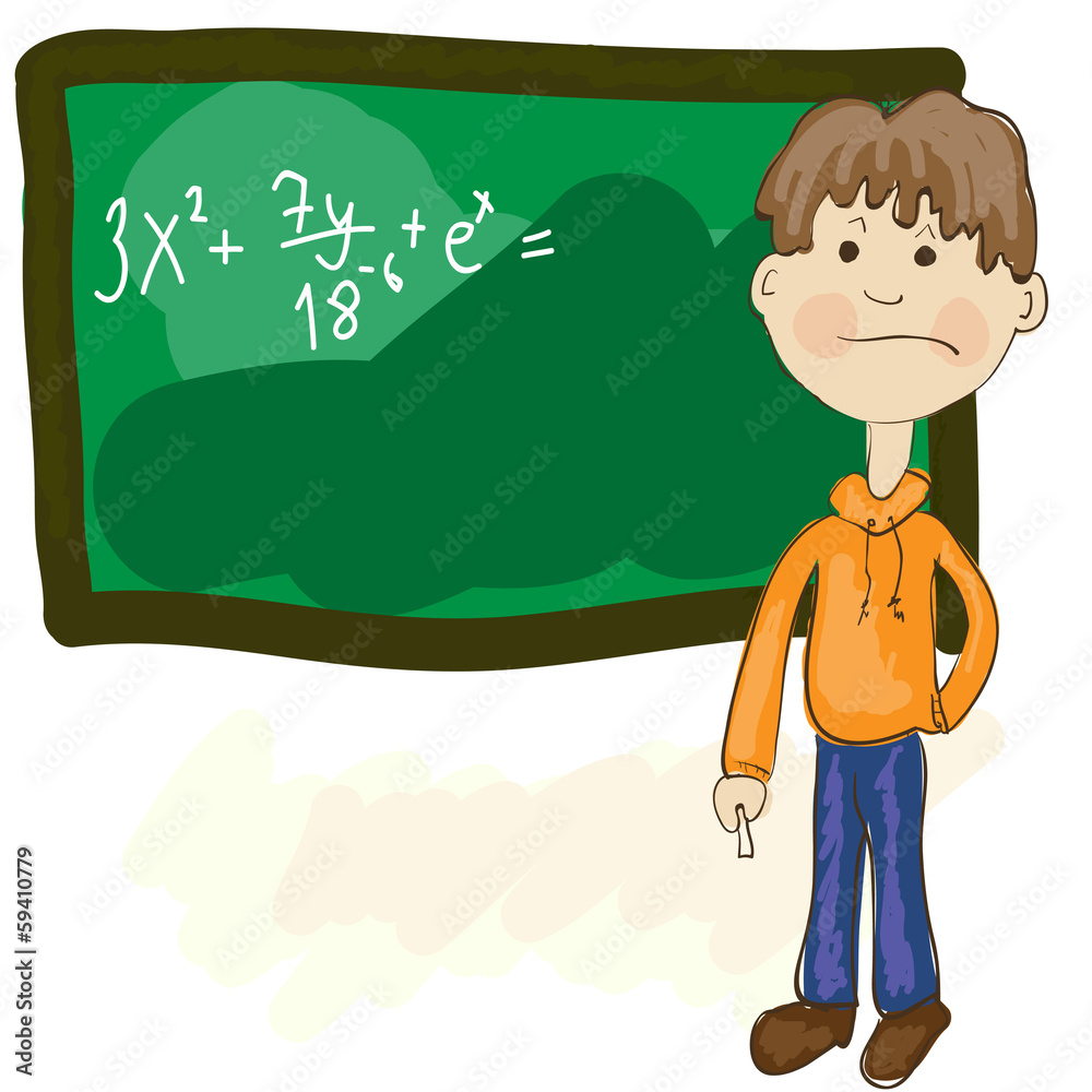 Student Getting In Trouble Cartoon