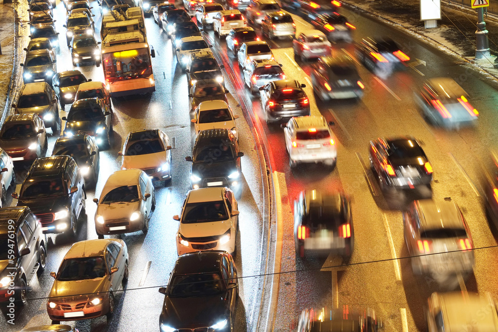 traffic jam Stock Photo | Adobe Stock