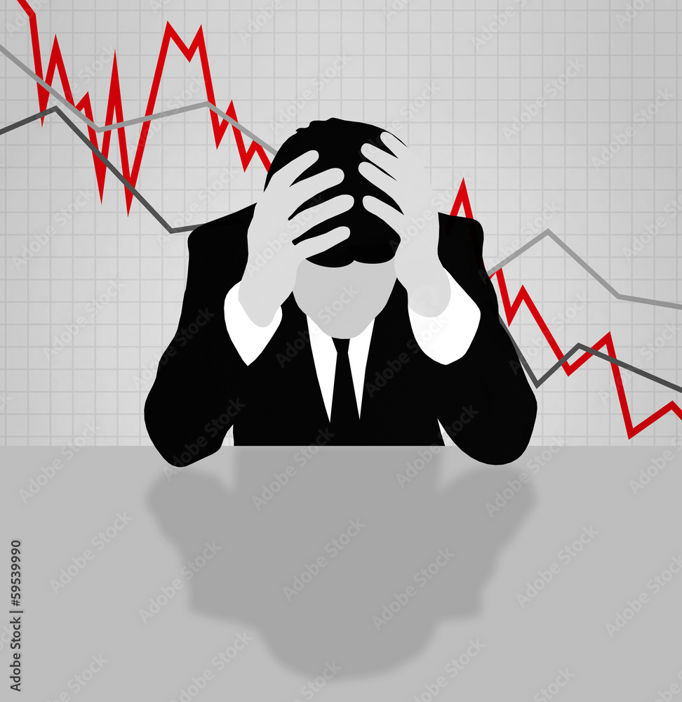 Die Krise Stock Illustration | Adobe Stock