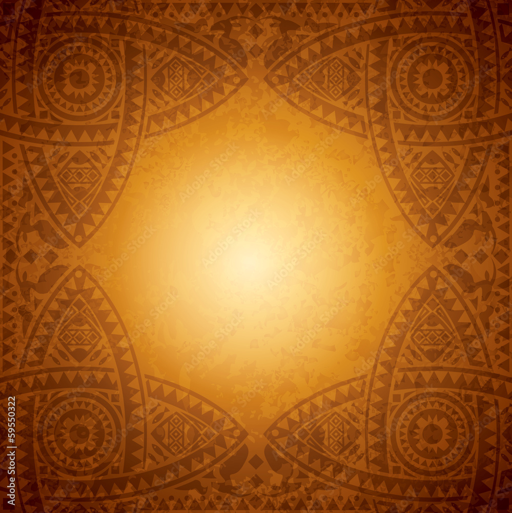 African background design template for cover design. Stock Vector ...