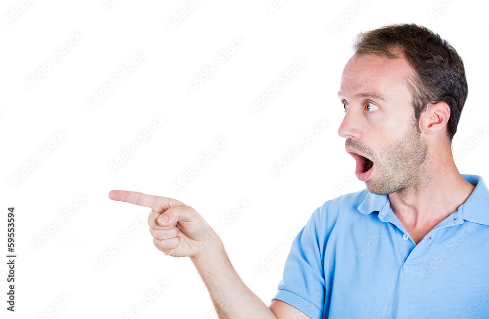 Person Pointing At Something