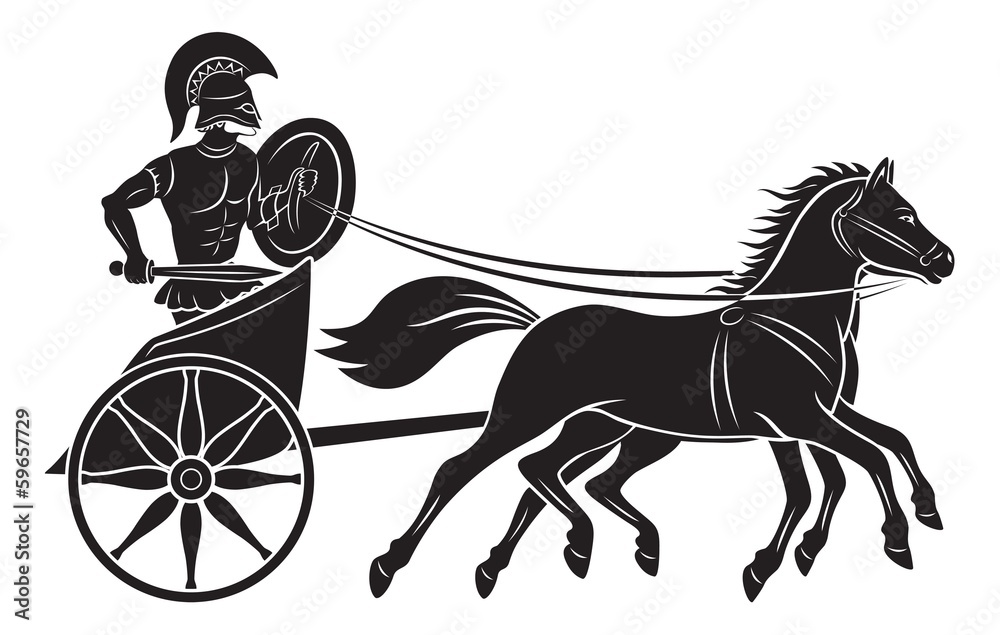 chariot Stock Vector | Adobe Stock